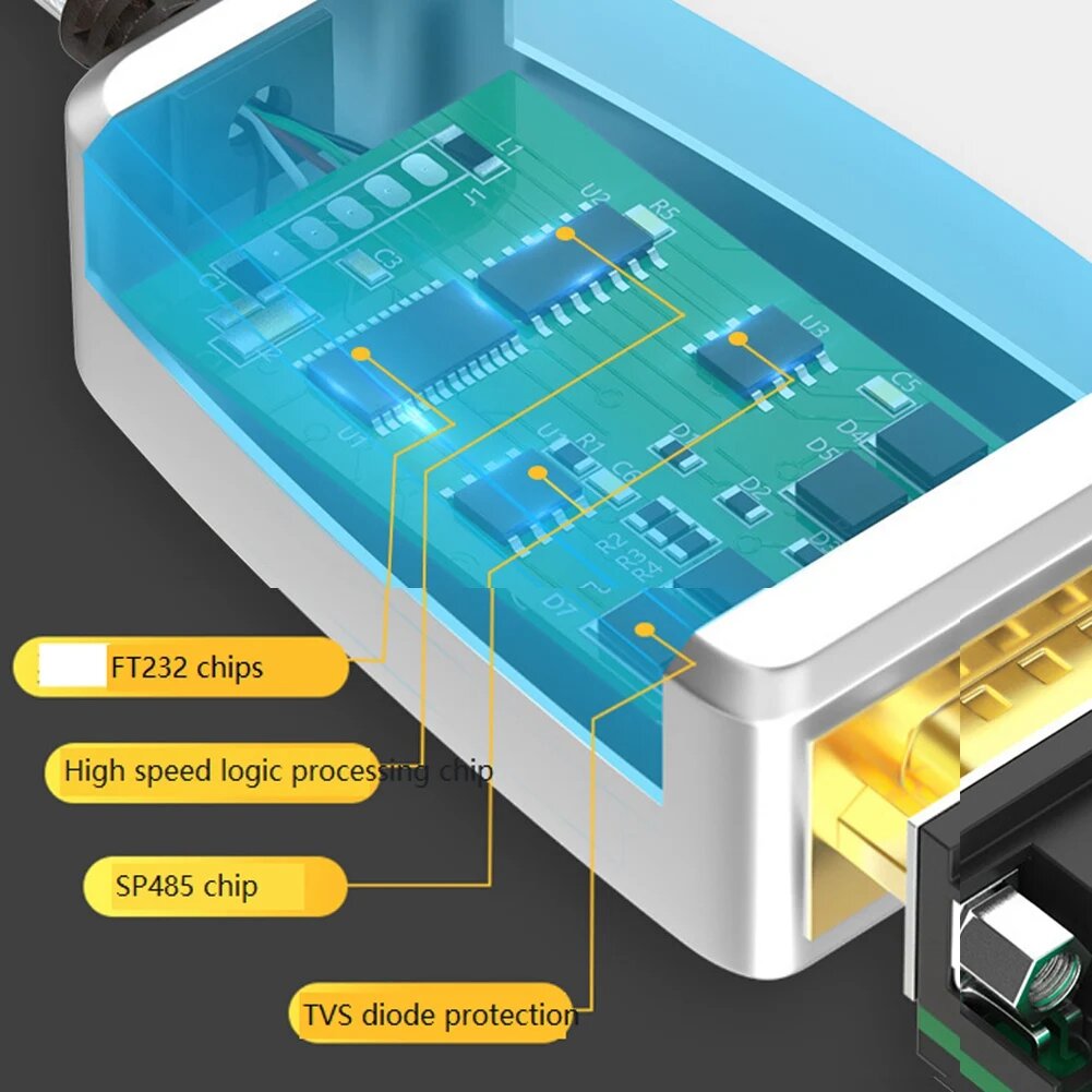 USB 2.0 к RS485/RS422 конвертер FTDI
