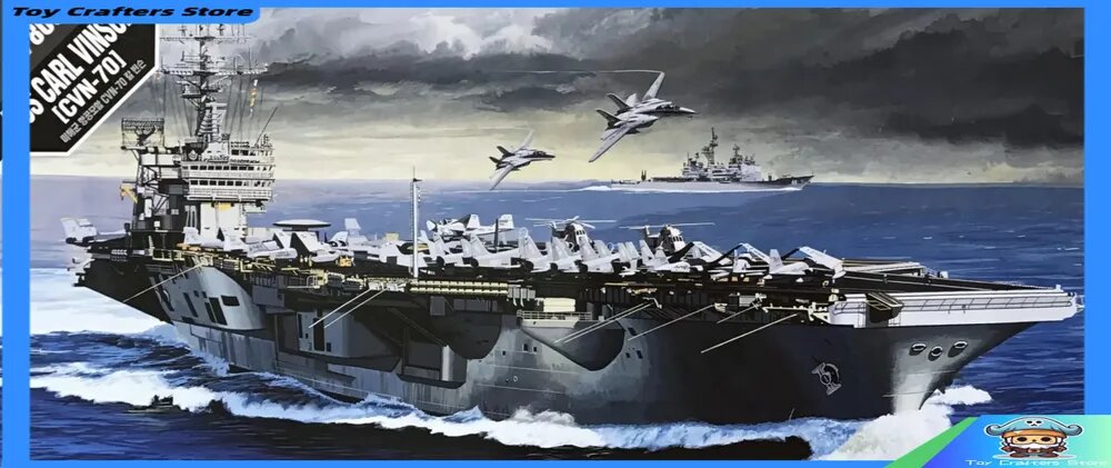 Academy AC14209 1/800 CVN-70 U.S CARL VINSON Модель сборная авианосца