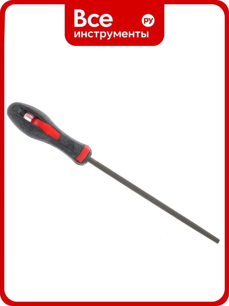 Круглый напильник с ручкой PVC (200 мм, насечка №2 средняя) BAUM 3742200
