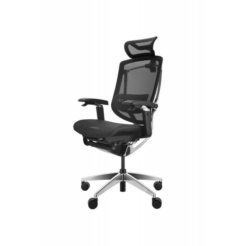 Премиум эргономичное кресло GT Chair Marrit X Pro, черный, регулировка глубины сиденья, до 120кг