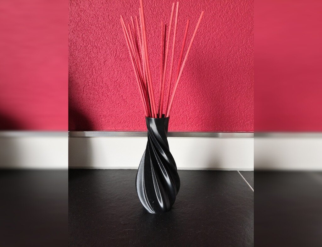 Ваза декоративная спиральная, 3D-печать, 3DOPRU арт. VASE-PR-139505