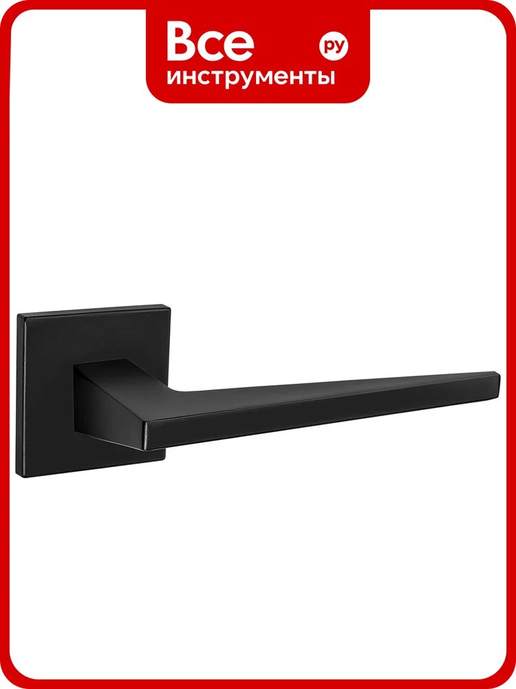 Дверная ручка Ренц Сорренто, черный INDH 321-03 slim B