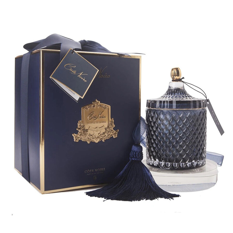 Ароматическая свеча с кистью и спреем EAU DE VIE Cote Noire Вода Жизни Art Deco, 500 г