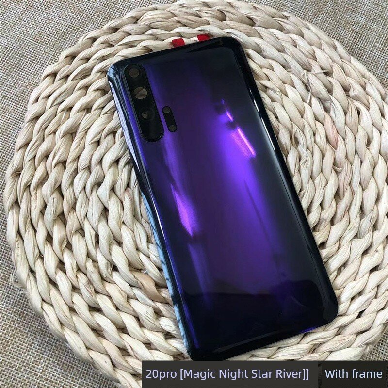 Задняя крышка Honor 20 Pro цвета Ночной галактики с рамкой и теплорассеиванием