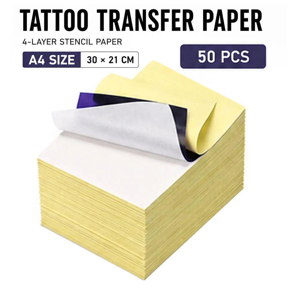 Бумага для перевода татуировок YUELONG A4, 50pcs