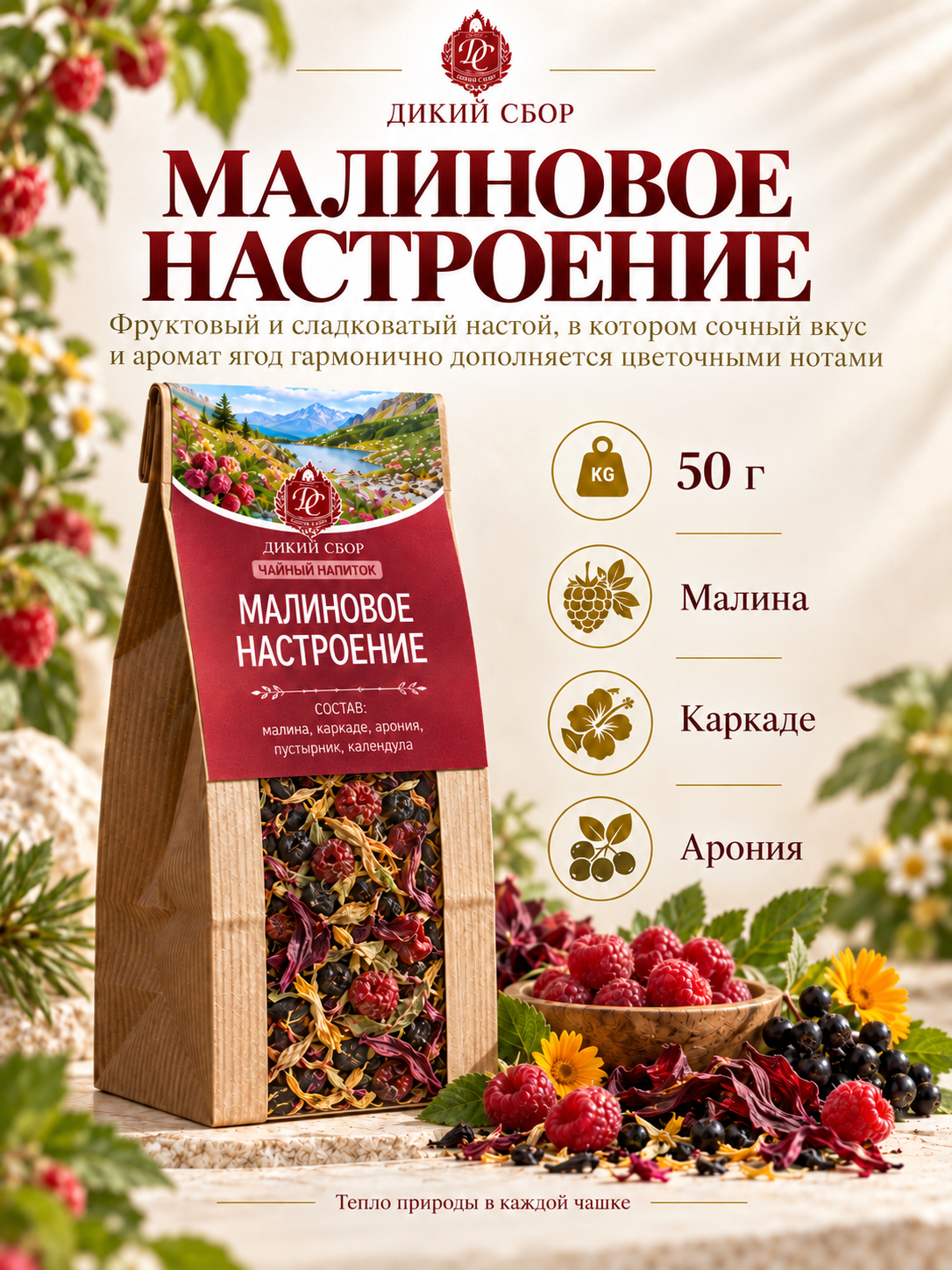 Чай "Малиновое настроение"