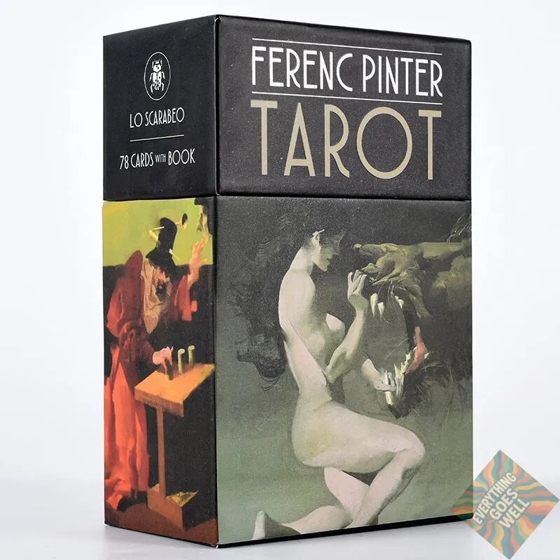 Карты Таро Ferenc Pinter Tarot, Lo Scarabeo, 78 карт с книгой, 12x7 см