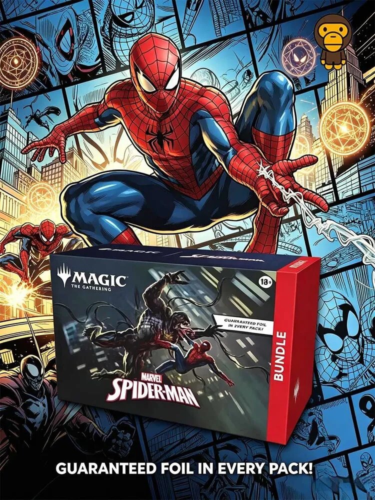 Magic: The Gathering Marvel Spider-Man (SPM) Bundle Fat Pack, английская версия, запечатанная коробка
