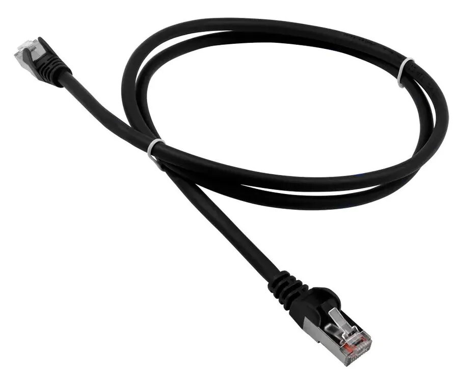 Патч-корд LanMaster вилка RJ-45, вилка RJ-45, кат.5E, LSZH, 10м, черный