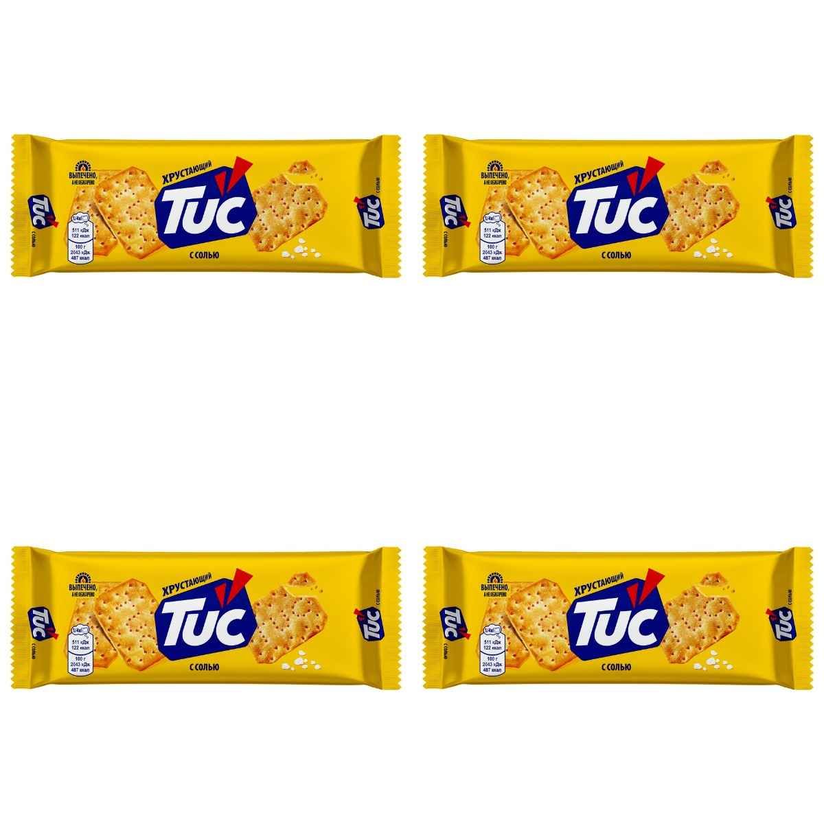 TUK Печенье крекер с солью 100 г, 4 шт