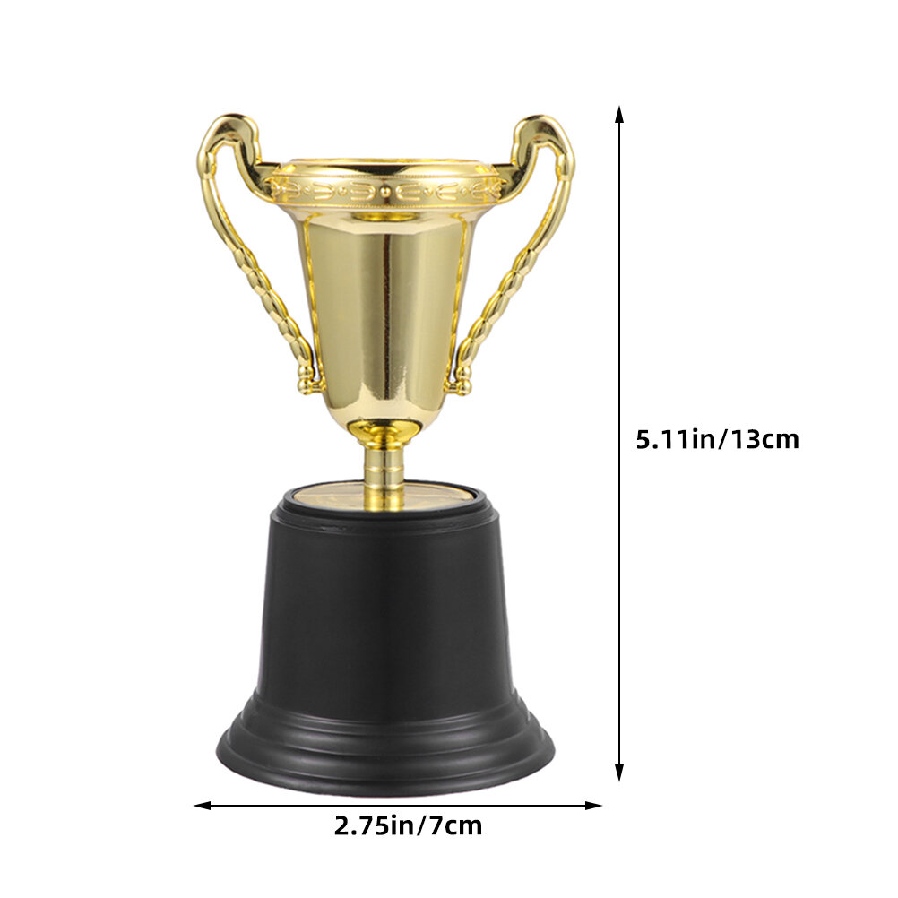 Наградной Кубок Золотой Для Детей И Конкурсов Размер 13.00X13.00X7.00Cm