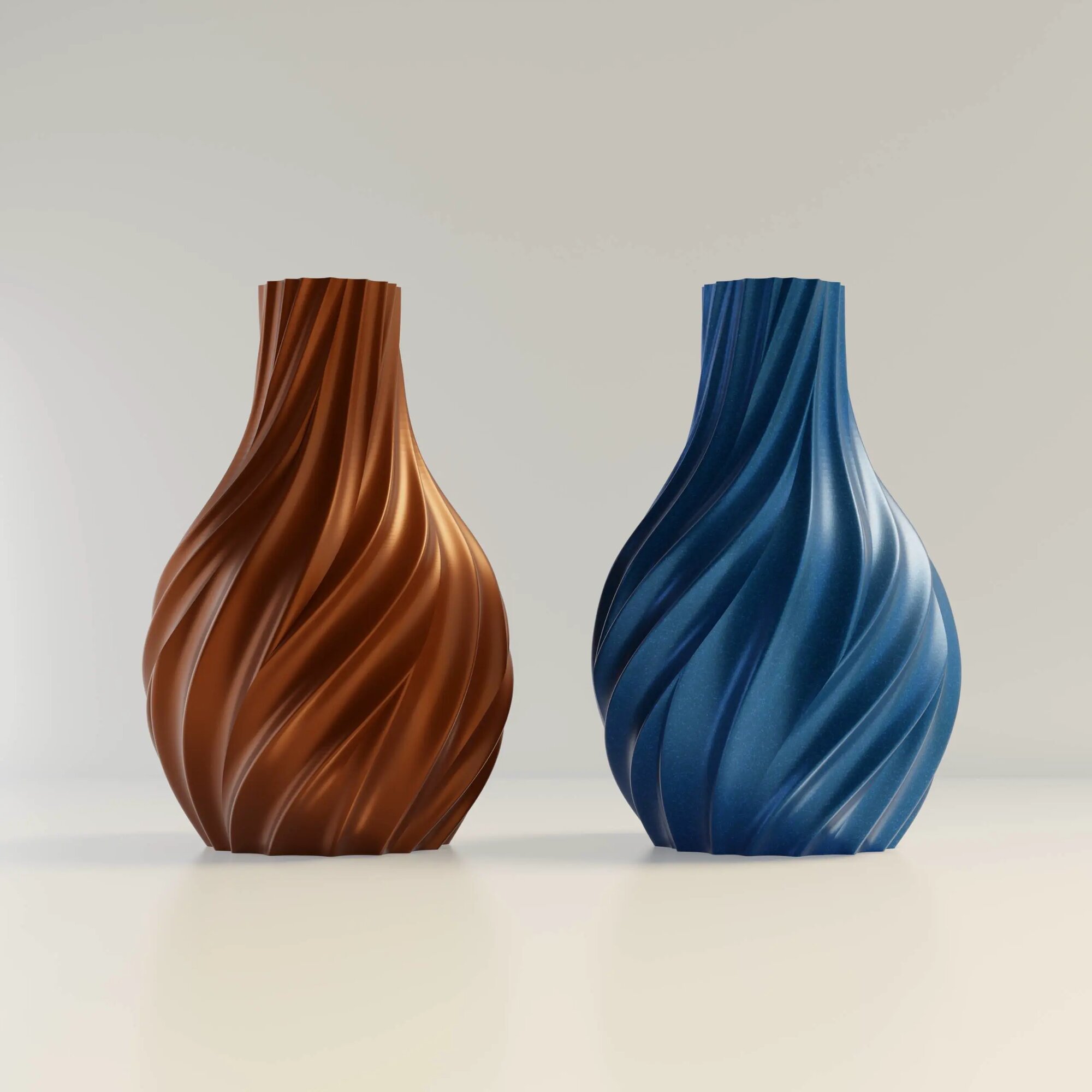 Ваза декоративная дизайнерская, 3D-печать, 3DOPRU арт. VASE-CC-3dcd49cc0865