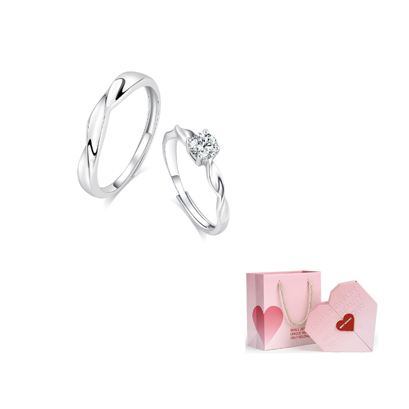 Набор колец, Swarovski Zirconia