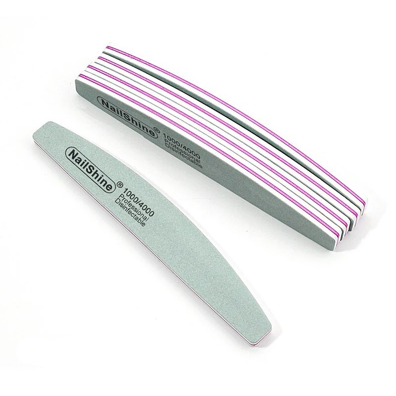 Пилки-буферы для ногтей NailShine 1000/4000, Цвет: 5pcs
