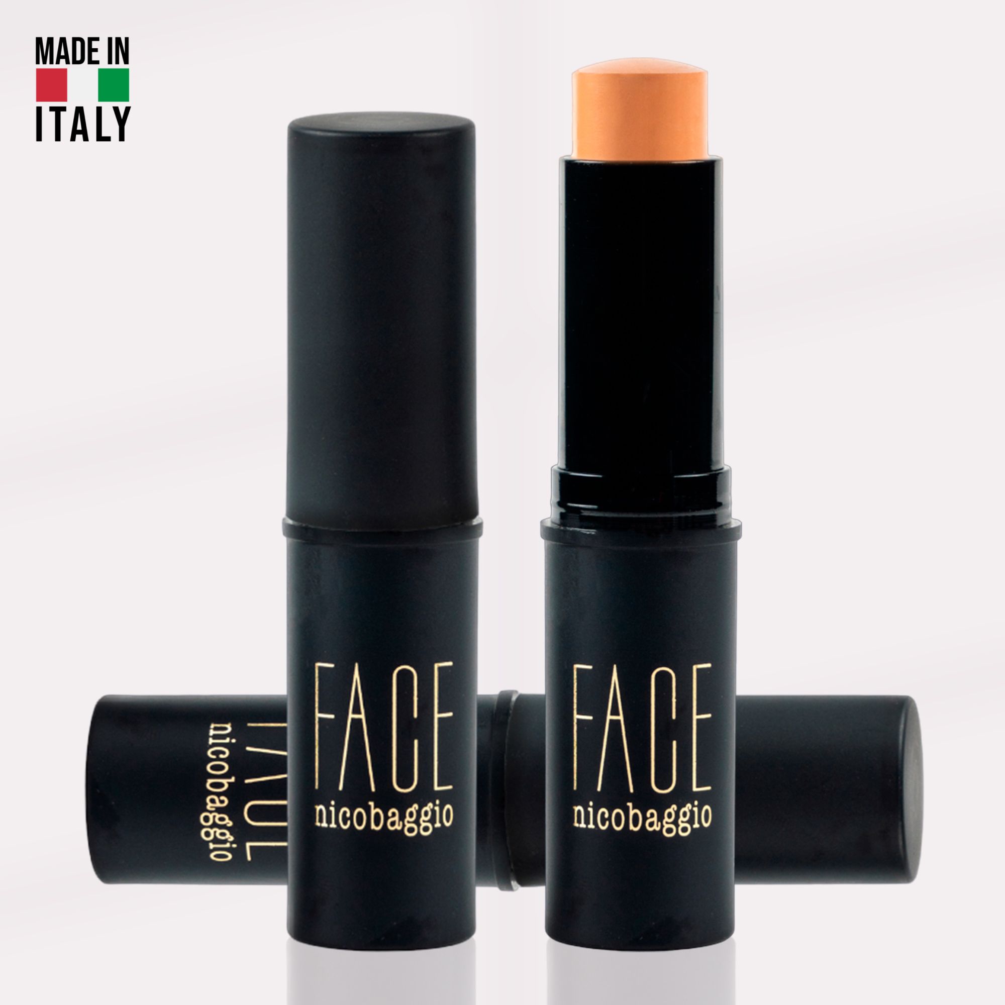 Тональный крем -стик для лица FACE nicobaggio professional make-up SILKY FOUNDATION корректор, консилер