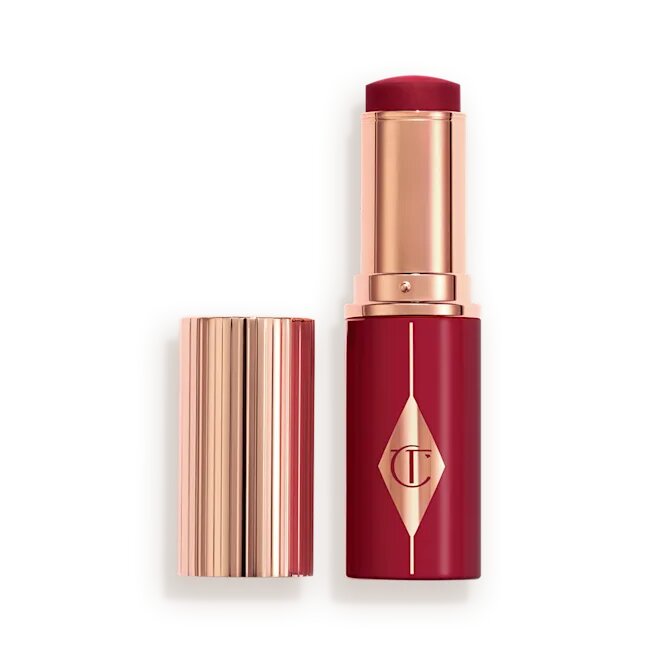 Charlotte Tilbury Unreal Blush Healthy Glow Stick Berry Glow 9g Румяна с ультра-увлажняющим эффектом и сияющим финишем, Berry Glow, Charlotte Tilbury