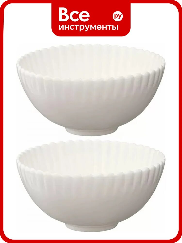 Набор из двух салатников Tkano Kitchen Spirit белый, 750 мл TK22-TW_BW0002