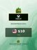 Подарочная карта Xbox на 10 Долларов, США, Оригинальный код