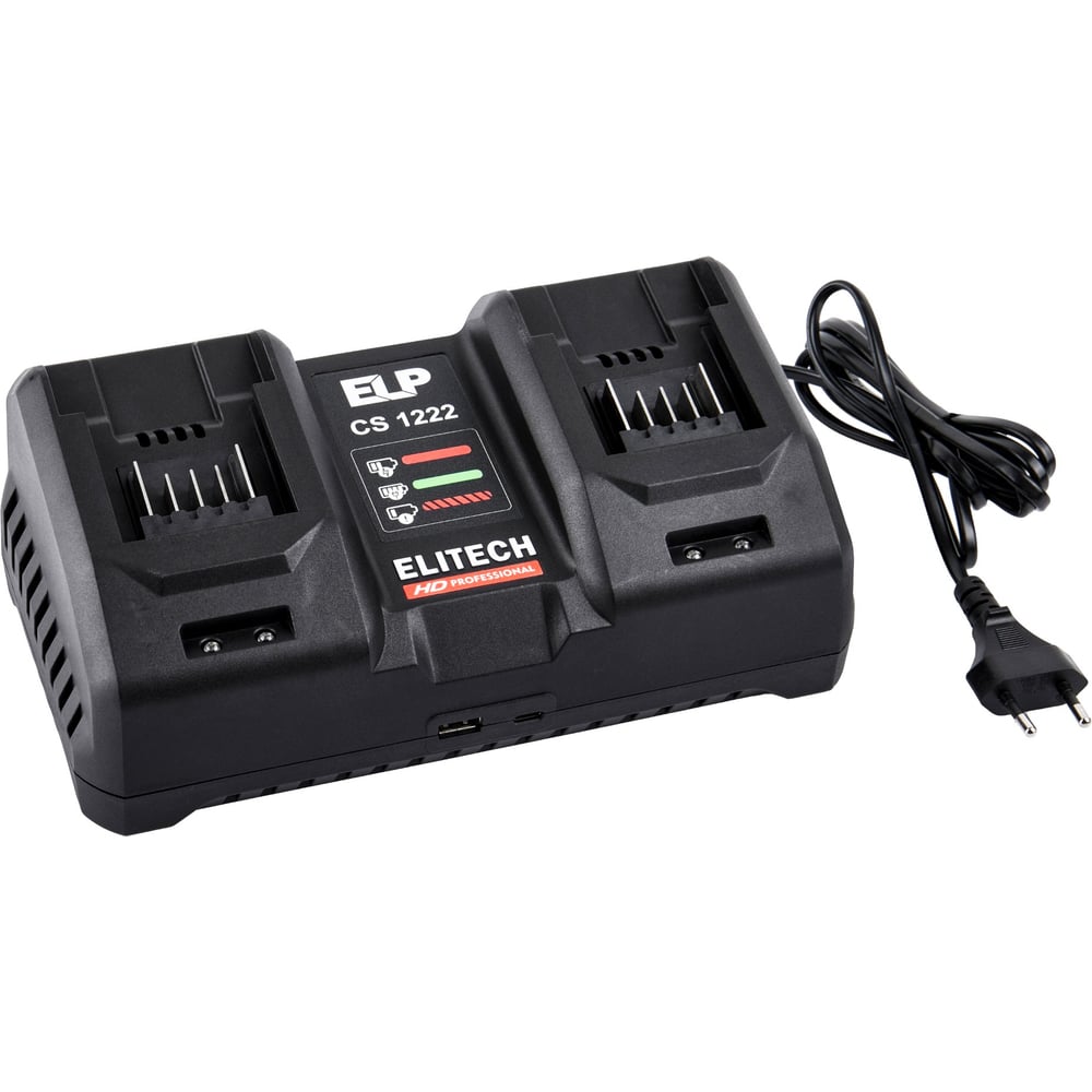 Устройство зарядное Elitech CS 1222 (10-20В, 6А+6А) HD 205799