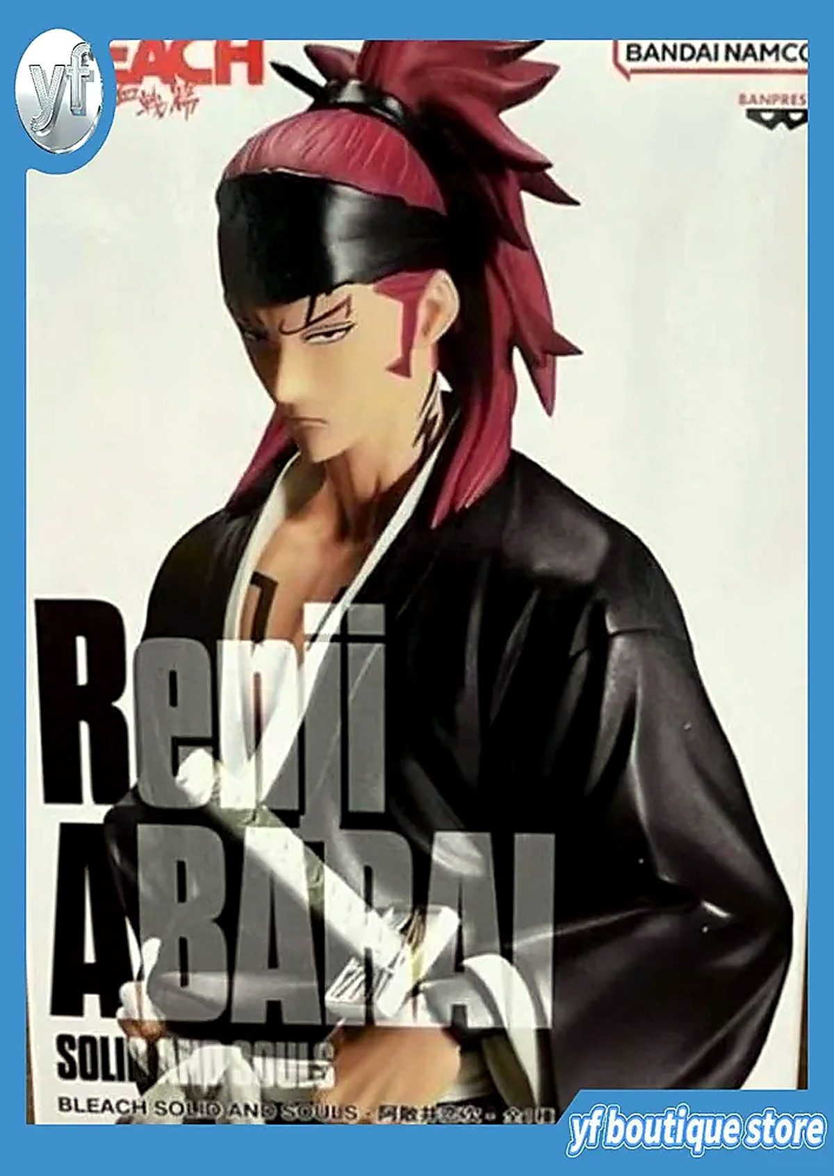 Аниме фигурка Абараи Рэндзи/Abarai Renji "A Solid and Souls" Блич/Bleach BANDAI BANPRESTO