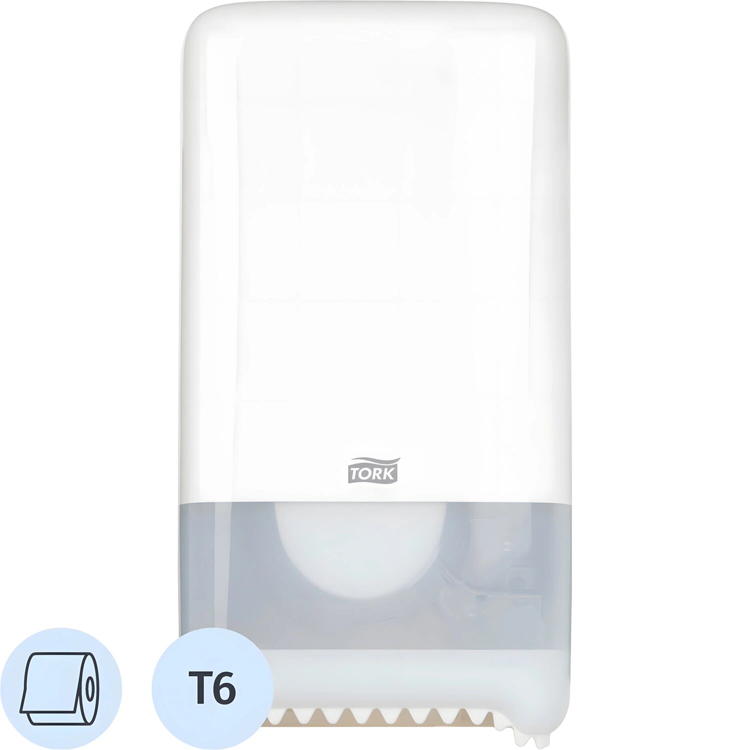 Tork Диспенсер для туалетной бумаги рулонной Торк (Tork) Elevation T6 белый (557500)