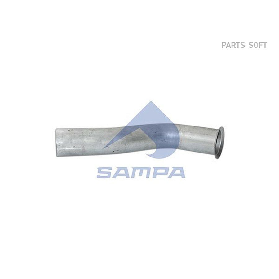 Труба глушителя передняя от официального дистрибьютора, SAMPA, артикул 021299