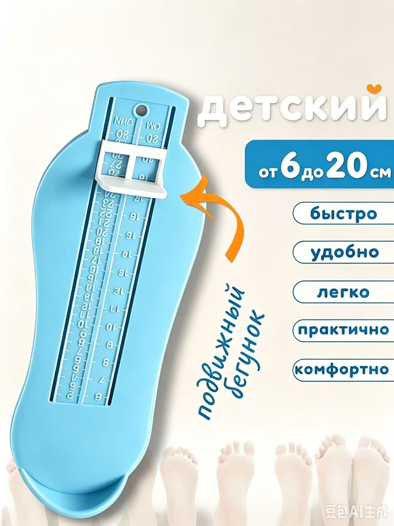Измеритель стопы 1 шт