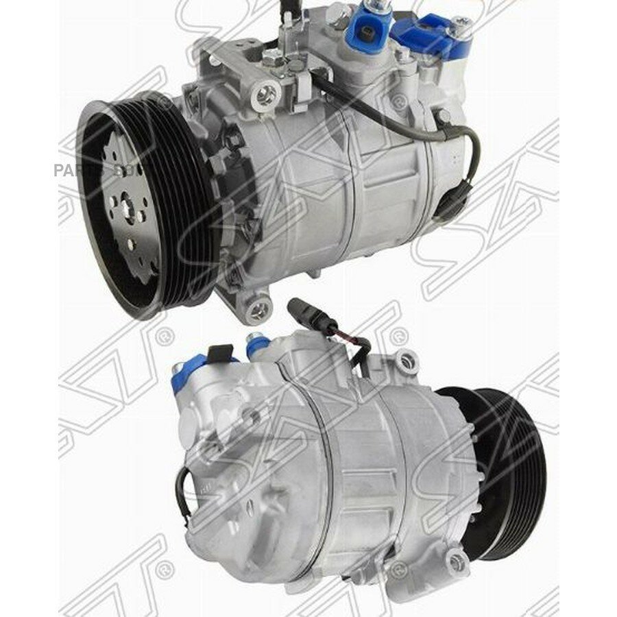 Компрессор кондиционера Audi Q7 05-15 / Volkswagen Touareg 02-18 от официального дистрибьютора, SAT, артикул STVW60396A0