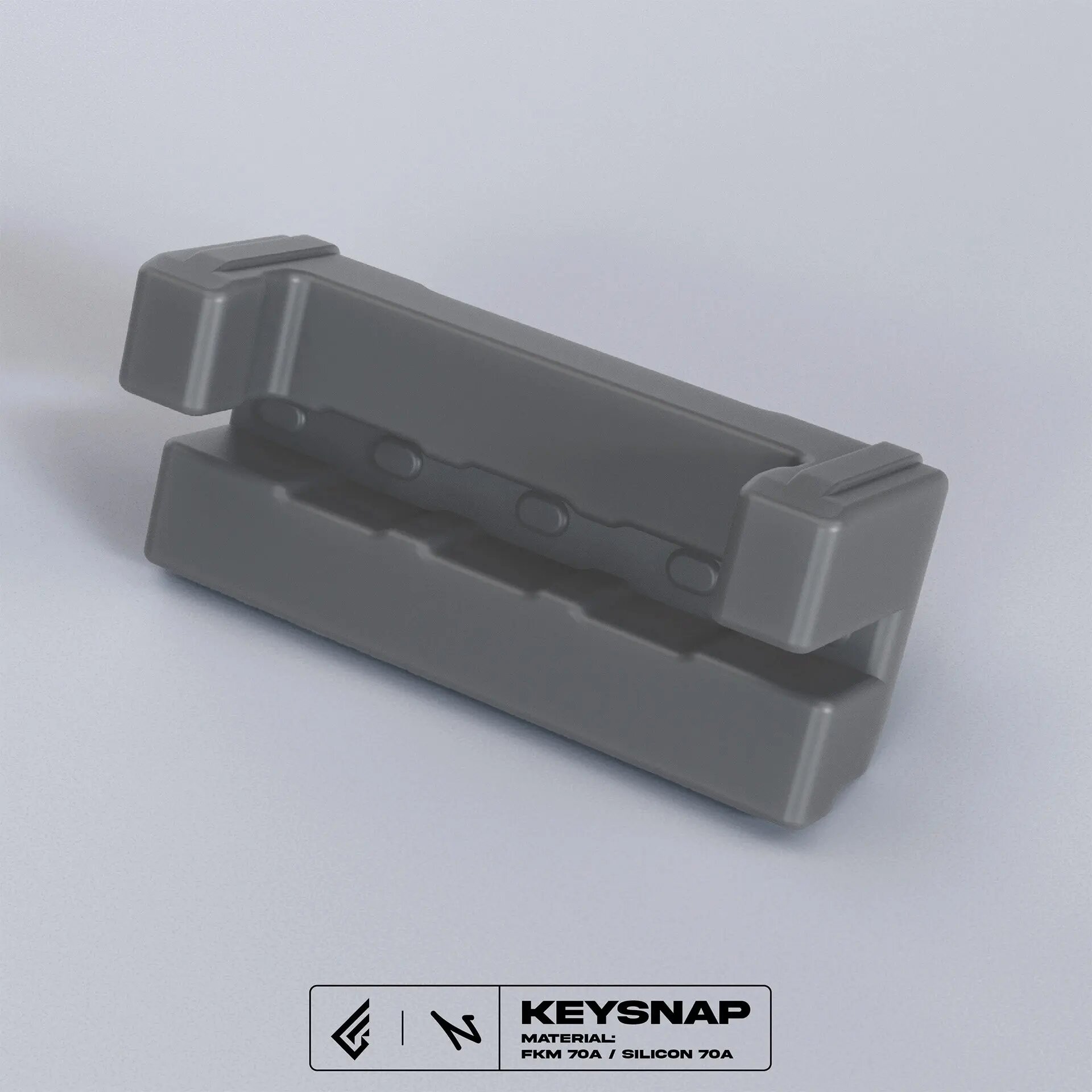 Geon × Nuxros 70A: комплекты для модернизации клавиатуры (4 шт) Gray keysnap