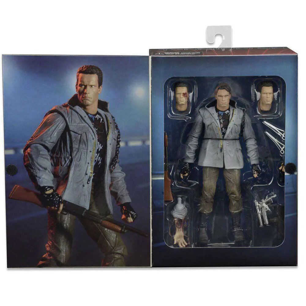 Фигурка NECA Terminator T-800 Tech Noir 7" с коробкой