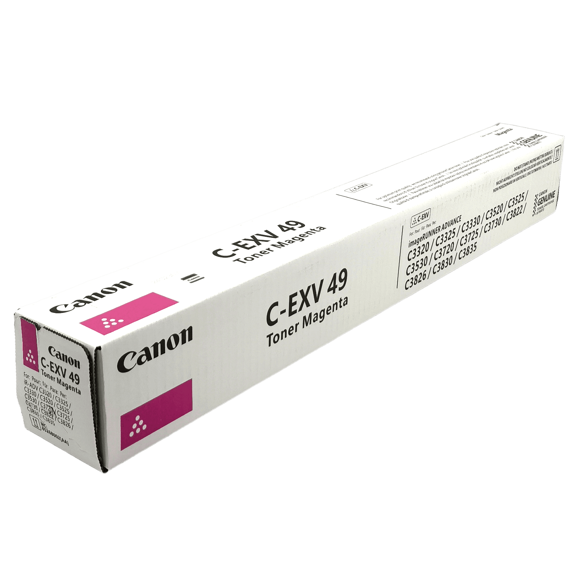 Тонер-картридж для принтера Canon C-EXV 49 Magenta, Magenta/Пурпурный, ресурс 19000 страниц