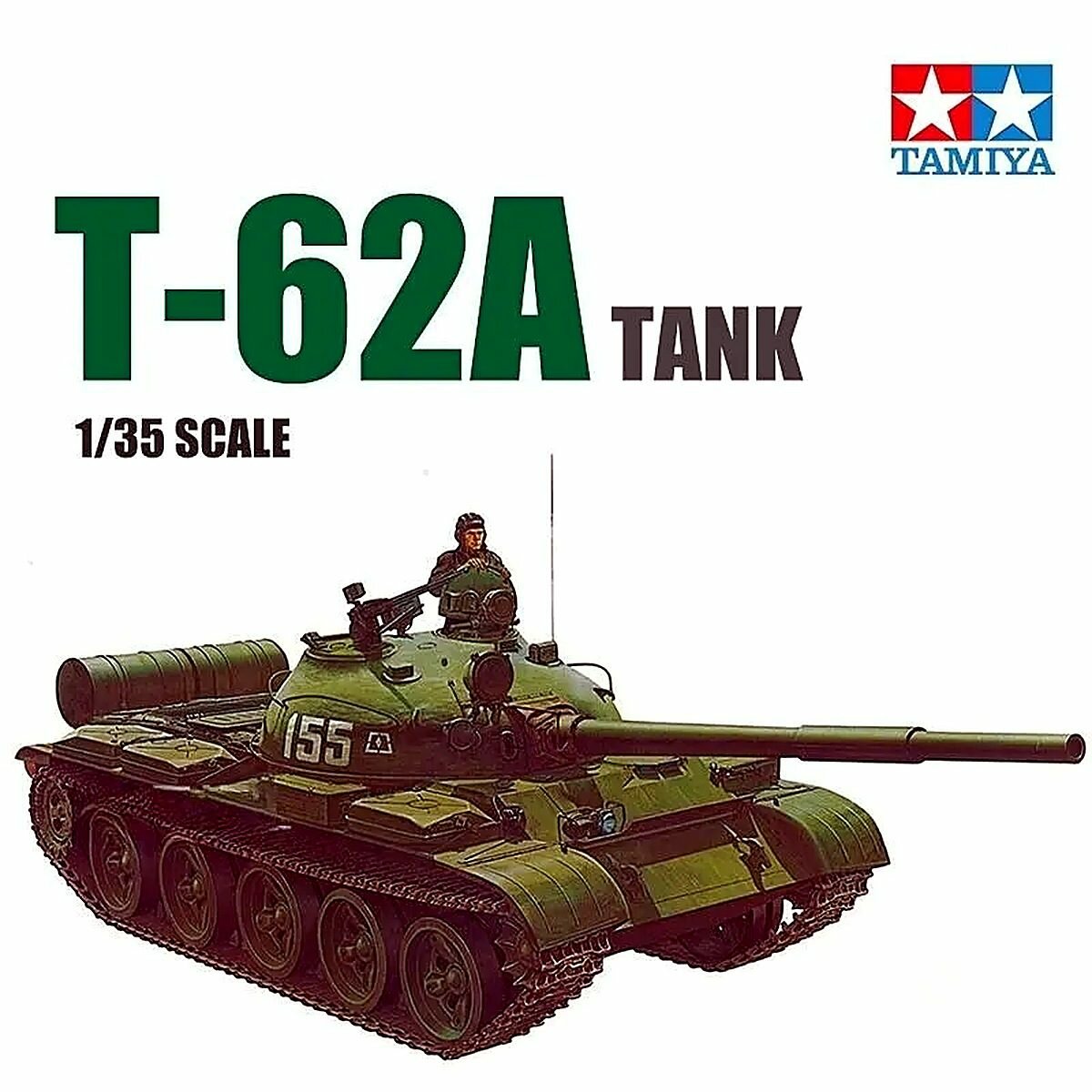 Tamiya 35108 1/35 Российский танк Т-62А военные миниатюры, 35x20x5.5 см