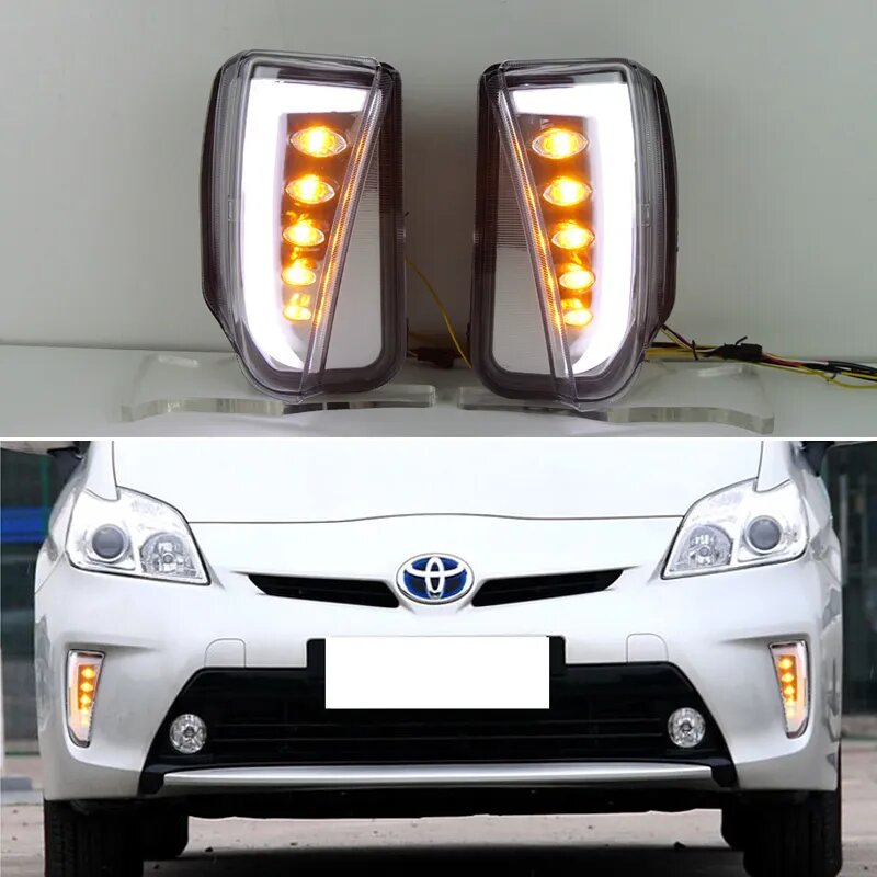 Фара автомобильная, 2 шт, арт. Toyota Prius 2012-2015 XW30 Restyling