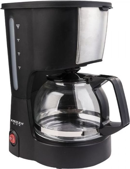 Кофеварка капельная Delta Lux DL-8161, черный