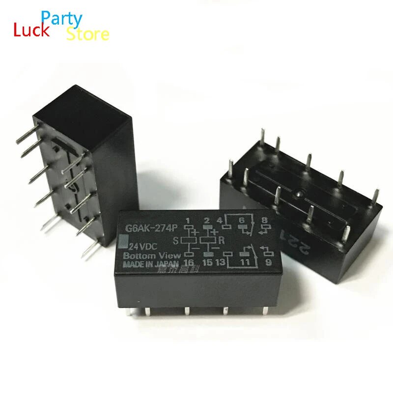 Электромагнитное реле G6AK-234P-ST-US 24VDC 5 Pcs