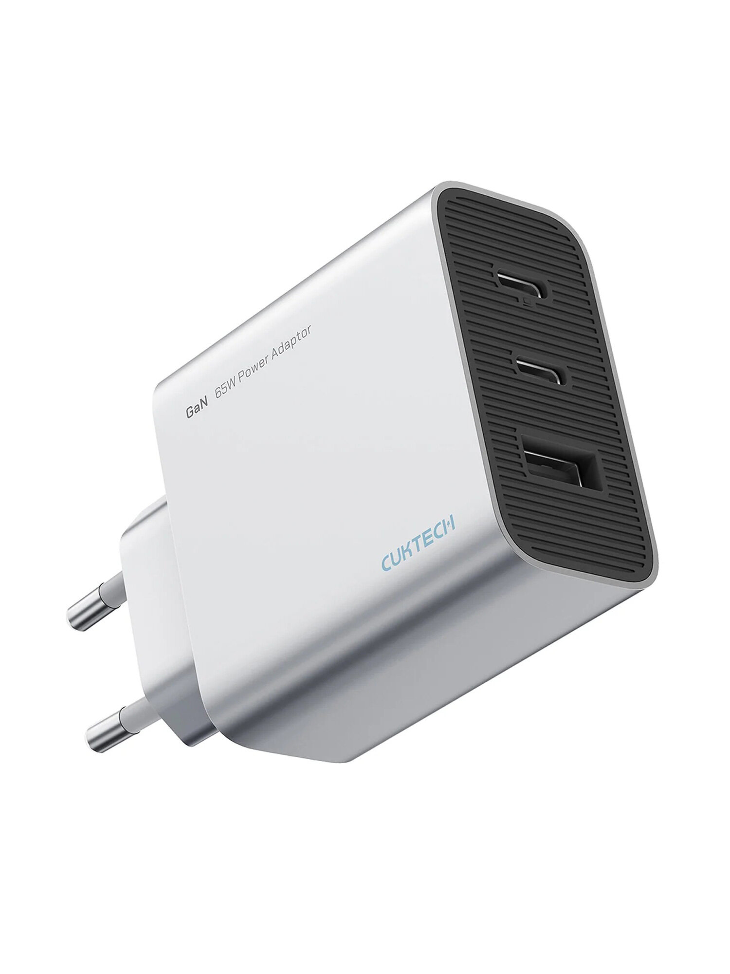 Сетевое зарядное устройство CUKTECH GaN 65W 2C1A (AD653CEU) серое