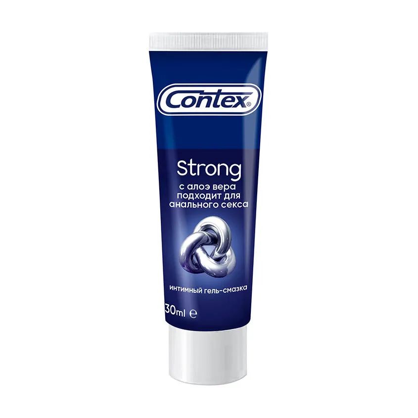 Contex гель-смазка "Strong", с алоэ вера, 30 мл