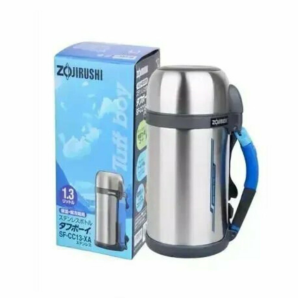 Термос Zojirushi "SF-CC13-XA", нержавеющая сталь, 1,3л, широкая горловина