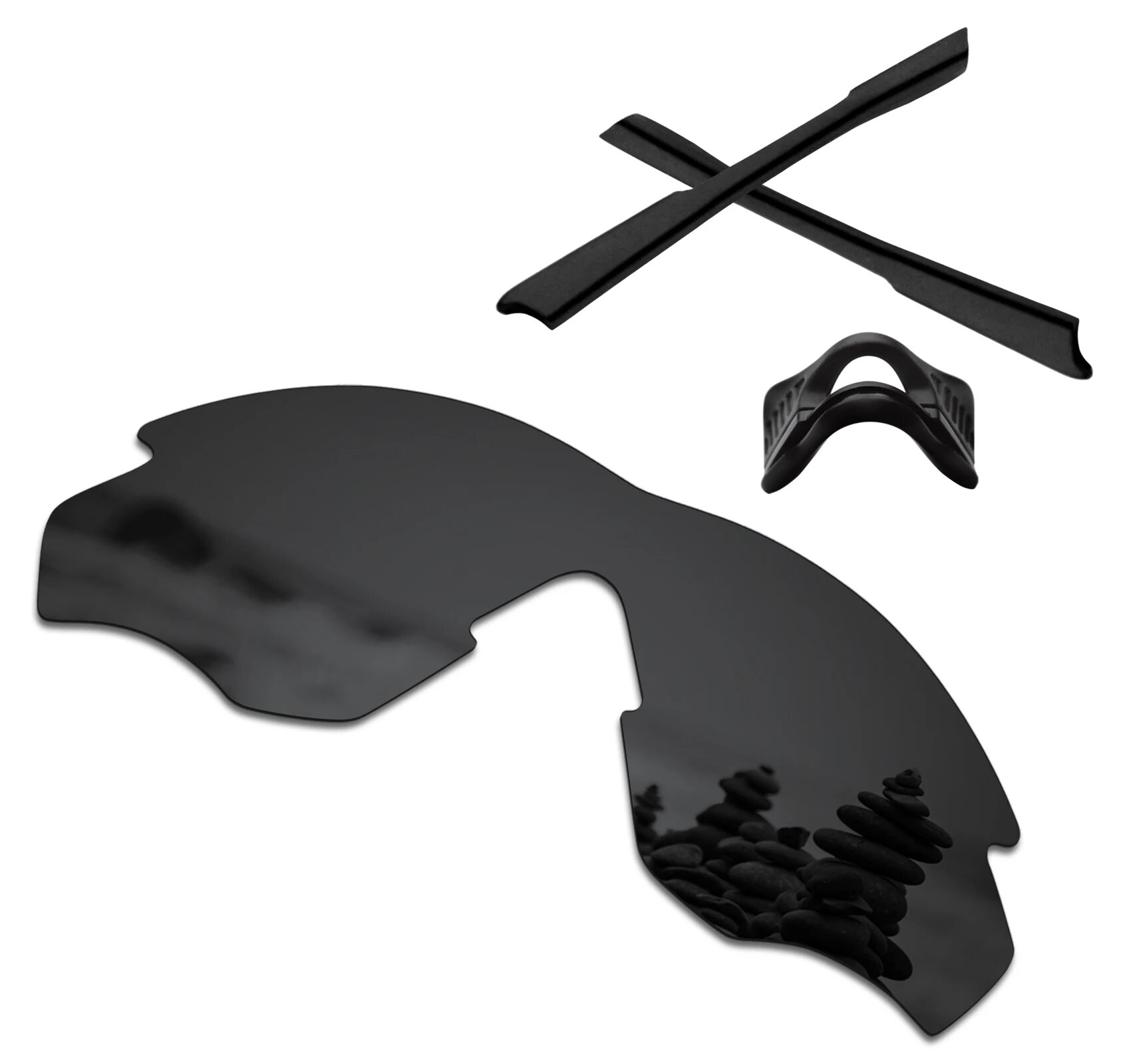Сменные линзы SmartVLT для Oakley M2 Frame OO9212 / M2 Frame XL OO9343 Black and Kit, Черный