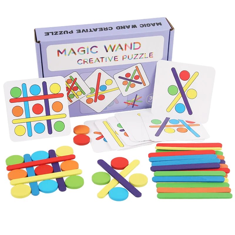 Деревянная головоломка Magic Wand Creative Puzzle, Цвет: Nb155C2