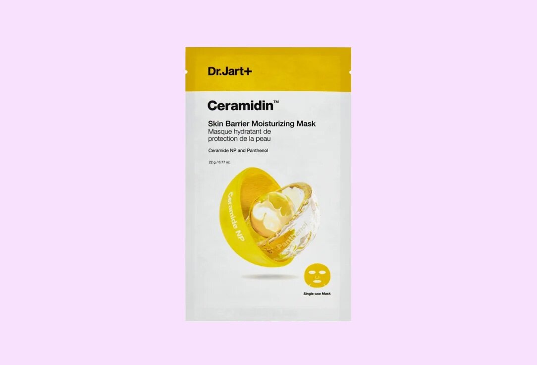 Увлажняющая маска для лица Dr. Jart+ Ceramidin Skin Barrier Moisturizing, 1 шт