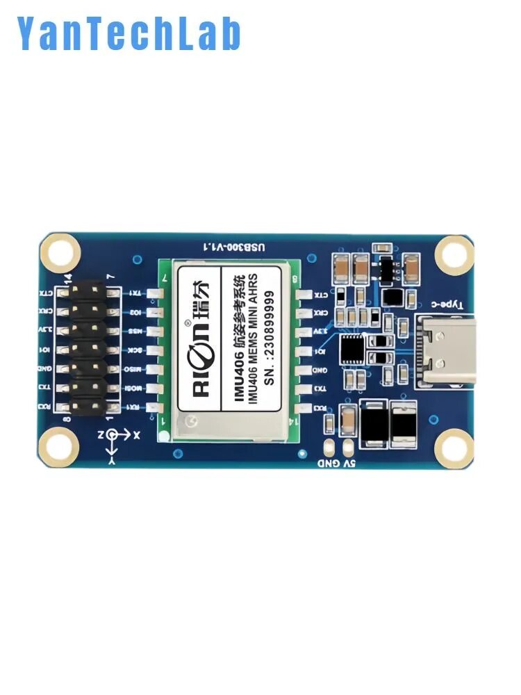 IMU406 модуль с USB300, измерение угла наклона и ускорения