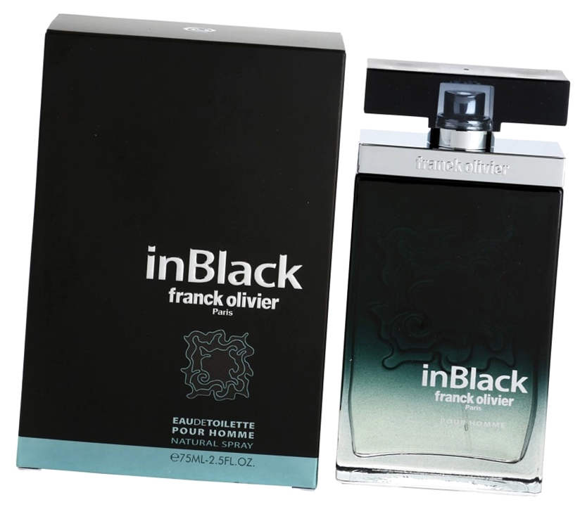 Franck Olivier In Black For Men парфюм мужской 75 мл - Франк Оливер Ин Блэк туалетная вода