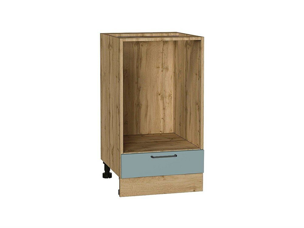 VVT Шкаф нижний под духовку Флэт Дуб Вотан, Grey-green In 2S, 450 В*Ш*Г 816*450*476, фасад ЛДСП Grey-green In 2S, корпус Дуб Вотан Grey-green In 2S