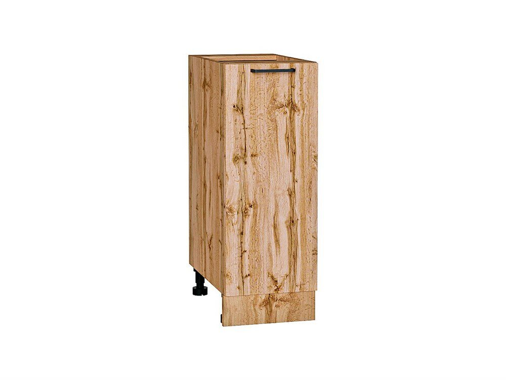 VVT Шкаф нижний с 1-ой дверцей Флэт Дуб Вотан, Wotan Oak 2S, 300 В*Ш*Г 816*300*478, фасад ЛДСП Wotan Oak 2S, корпус Дуб Вотан Wotan Oak 2S