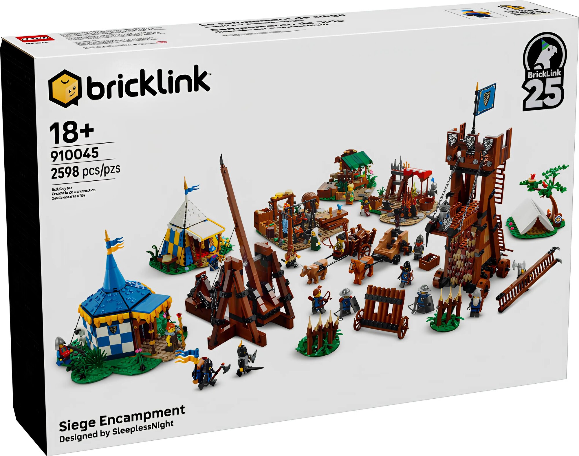Конструктор Lego Bricklink 910045 Siege Encampment