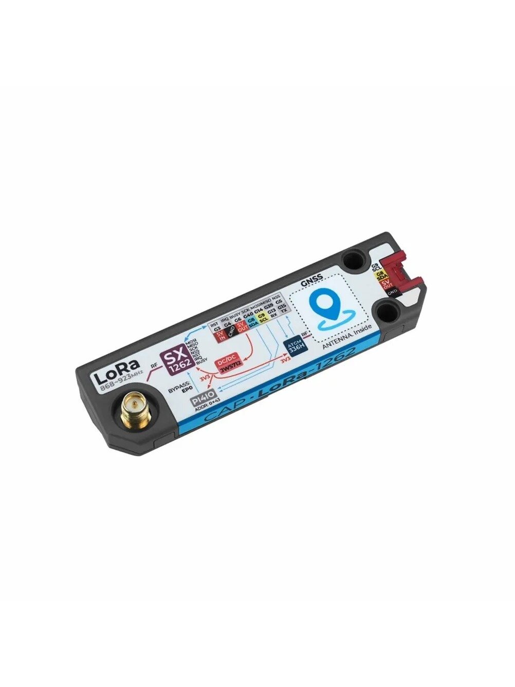Кепка LoRa 1262 LoRa+GPS GNSS Для Cardputer Adv Meshtastic, Цвет Разноцветный