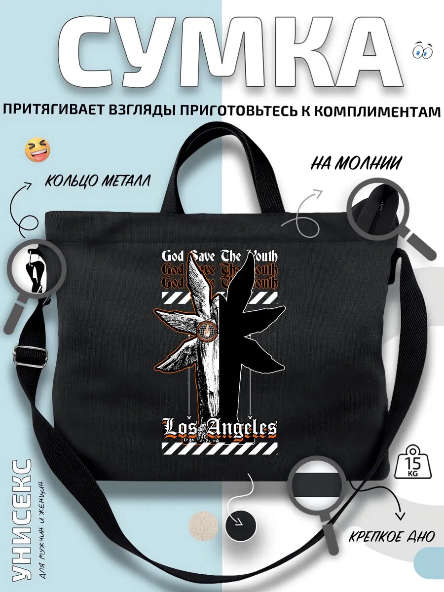 Сумка шоппер  Los Angeles Palm Art