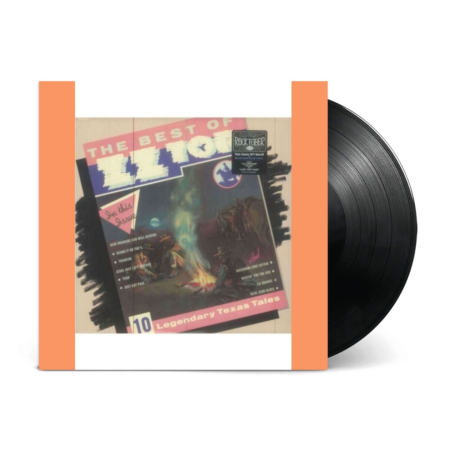Виниловая пластинка ZZ Top - The Best Of ZZ Top, Reissue, Blue-Jean Blue vinyl, OriGina*l, Album/> New