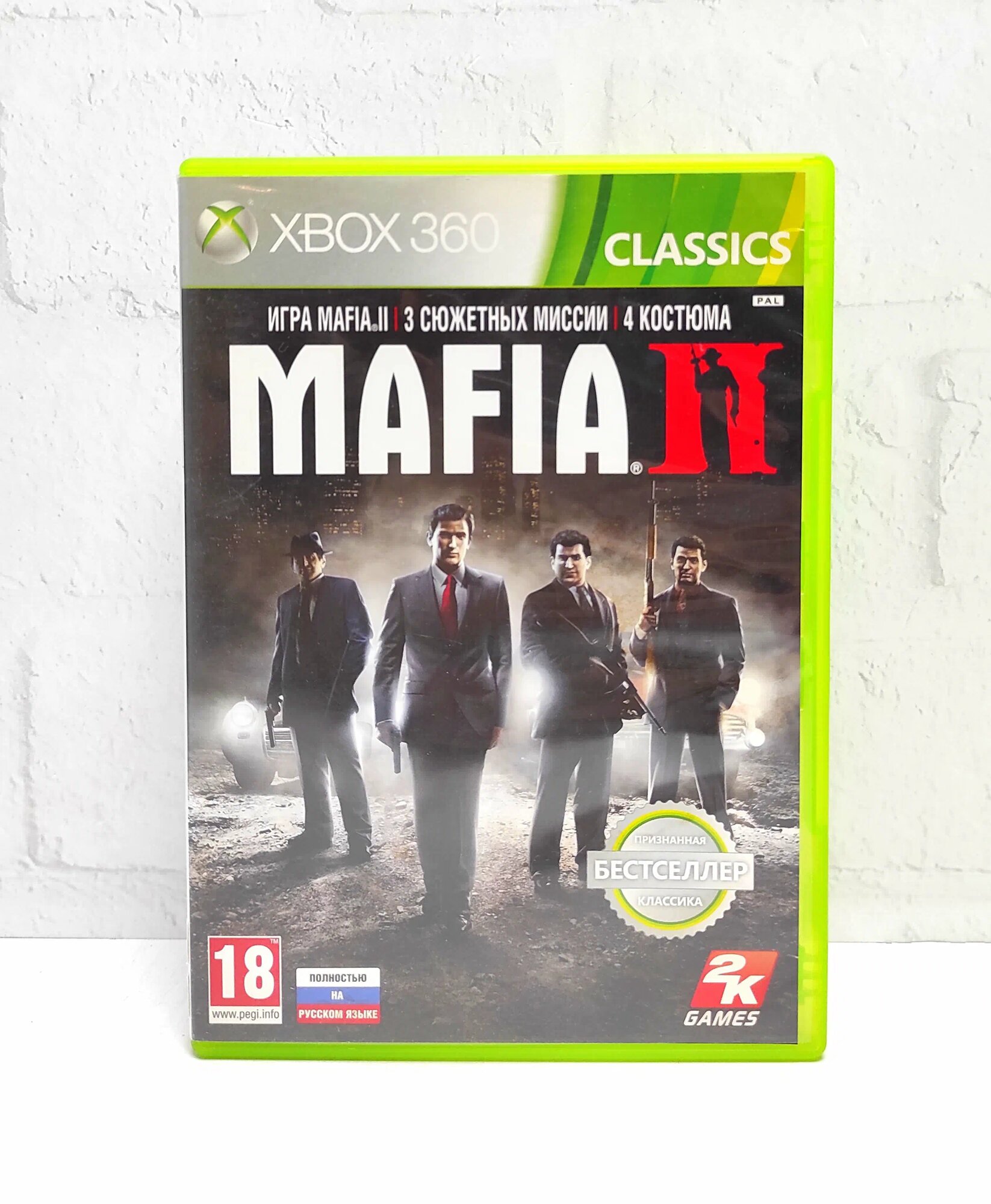 Mafia 2 (II) Полностью на русском Видеоигра на диске Xbox 360. Товар уцененный